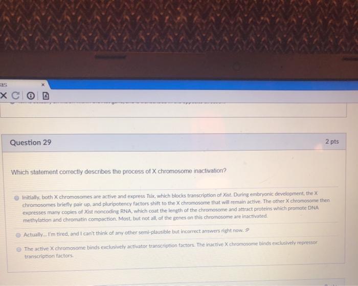 Solved anvas Эх со > Question 28 What's unusual about the | Chegg.com