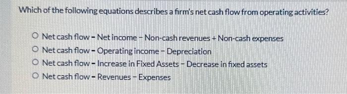 Solved Which of the following equations describes a firm's | Chegg.com