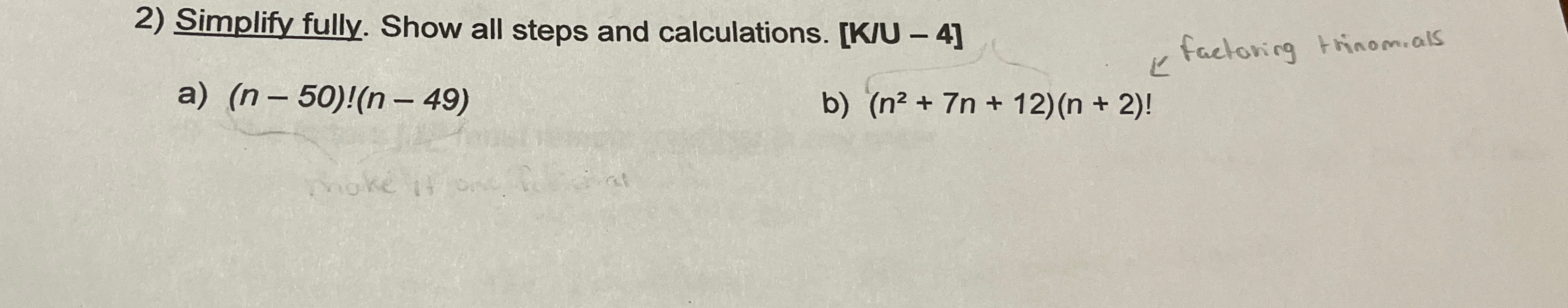 Solved Simplify fully. Show all steps and calculations. [KIU | Chegg.com