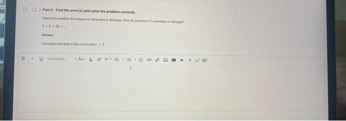 Solved 2. Part 2- Find the orror(s) and solve the problem | Chegg.com