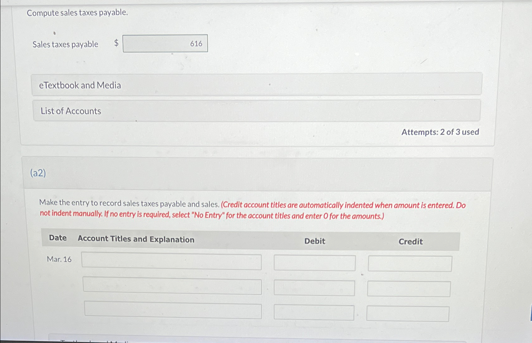 Solved Compute sales taxes payable.Sales taxes | Chegg.com