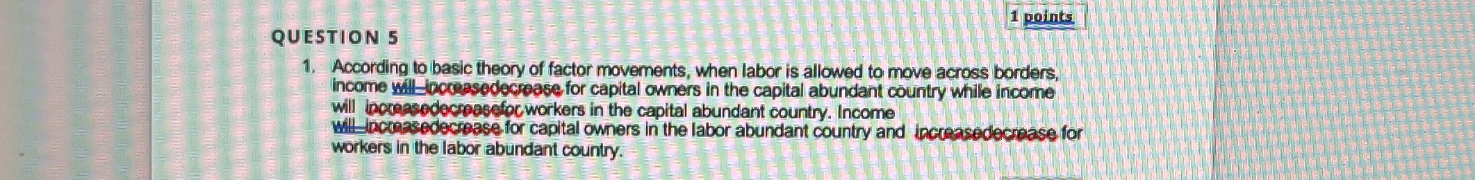 Solved QUESTION 51 ﻿pointsAccording to basic theory of | Chegg.com