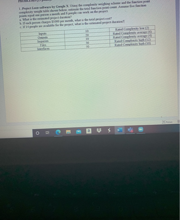 Solved 1. Project Loon software by Google X. Using the | Chegg.com