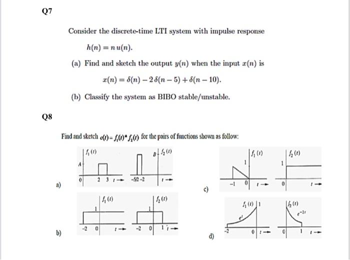 Solved Consider the discrete-time LTI system with impulse | Chegg.com