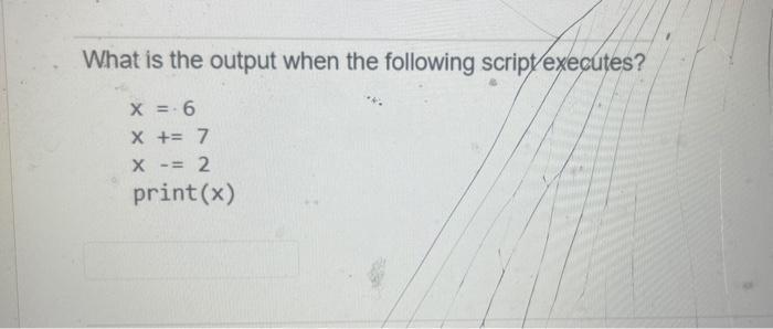 Solved What is displayed after the code below finishes | Chegg.com
