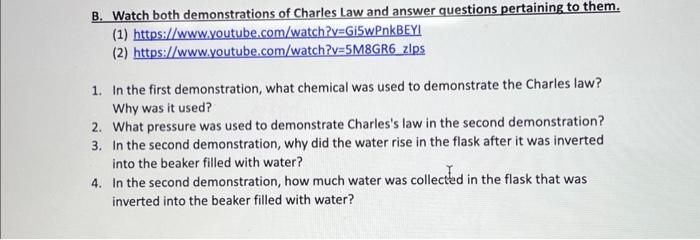 Solved 1. In the first demonstration, what chemical was used | Chegg.com