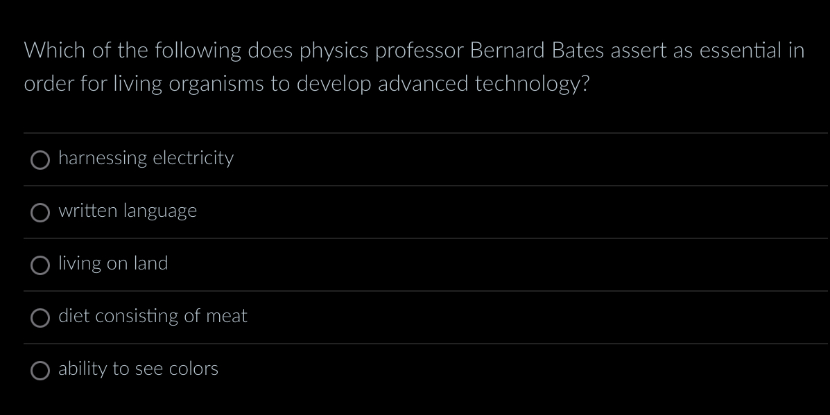 Solved Which of the following does physics professor Bernard | Chegg.com