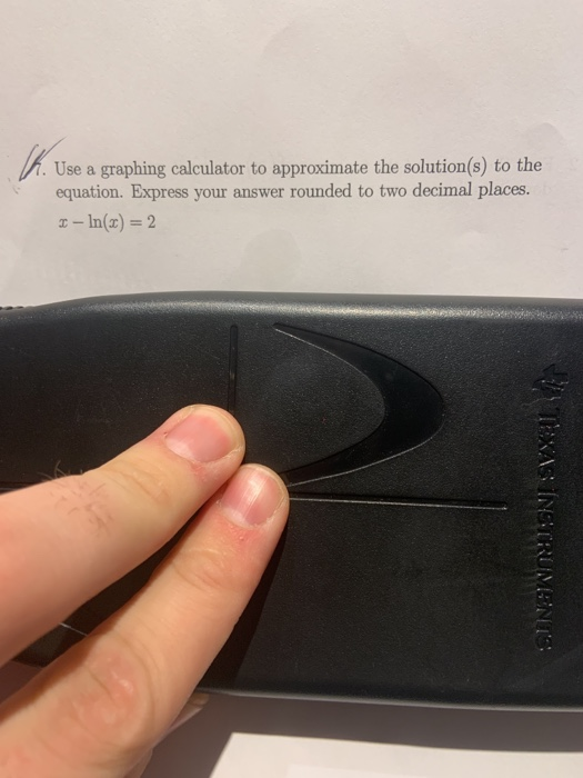 Solved Use a graphing calculator to approximate the | Chegg.com