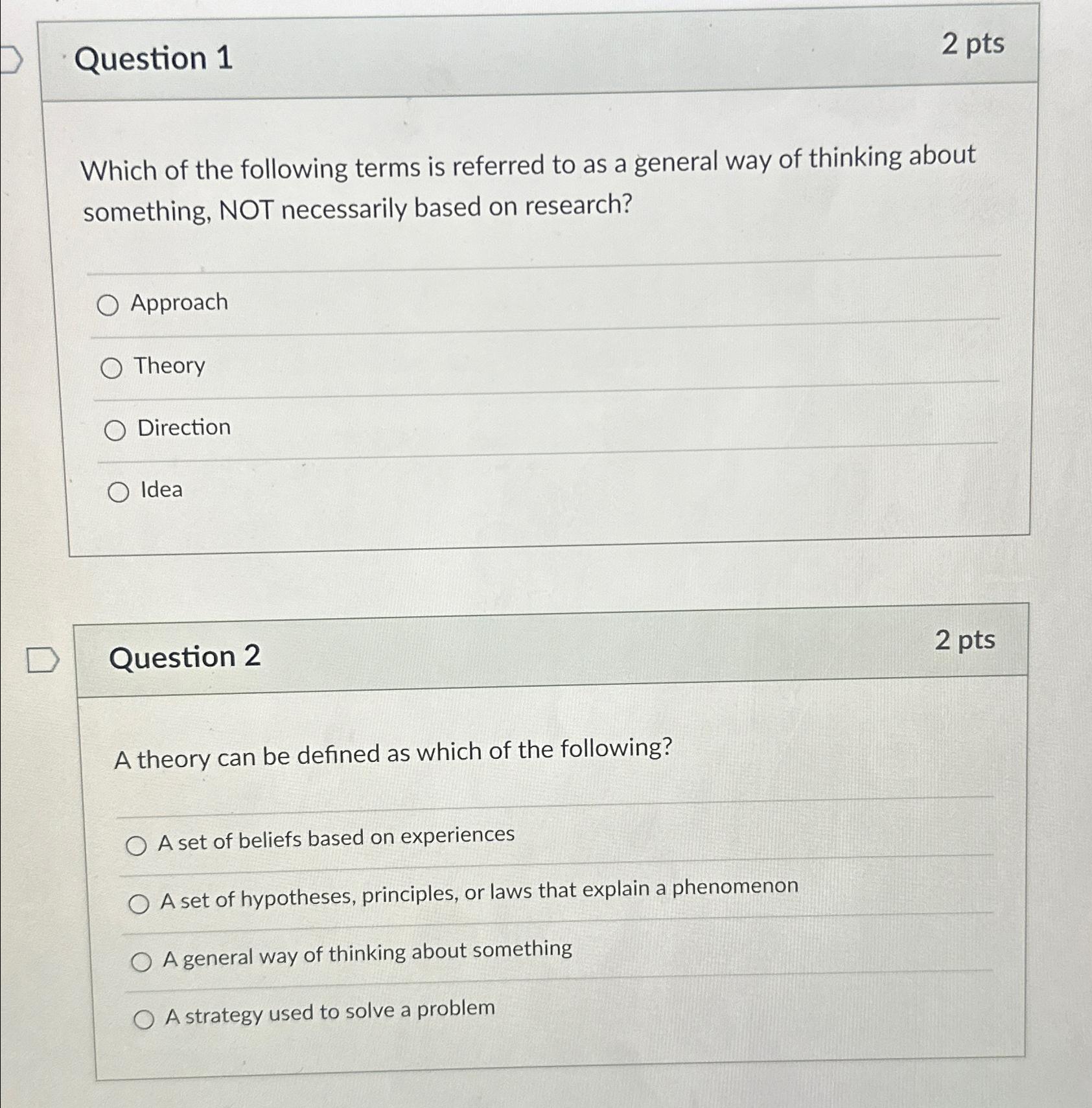 Solved Question 12 ﻿ptsWhich of the following terms is | Chegg.com