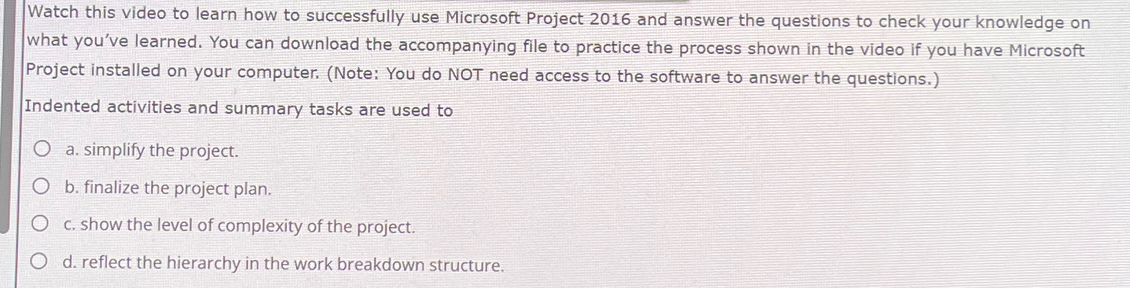 Solved Watch this video to learn how to successfully use | Chegg.com