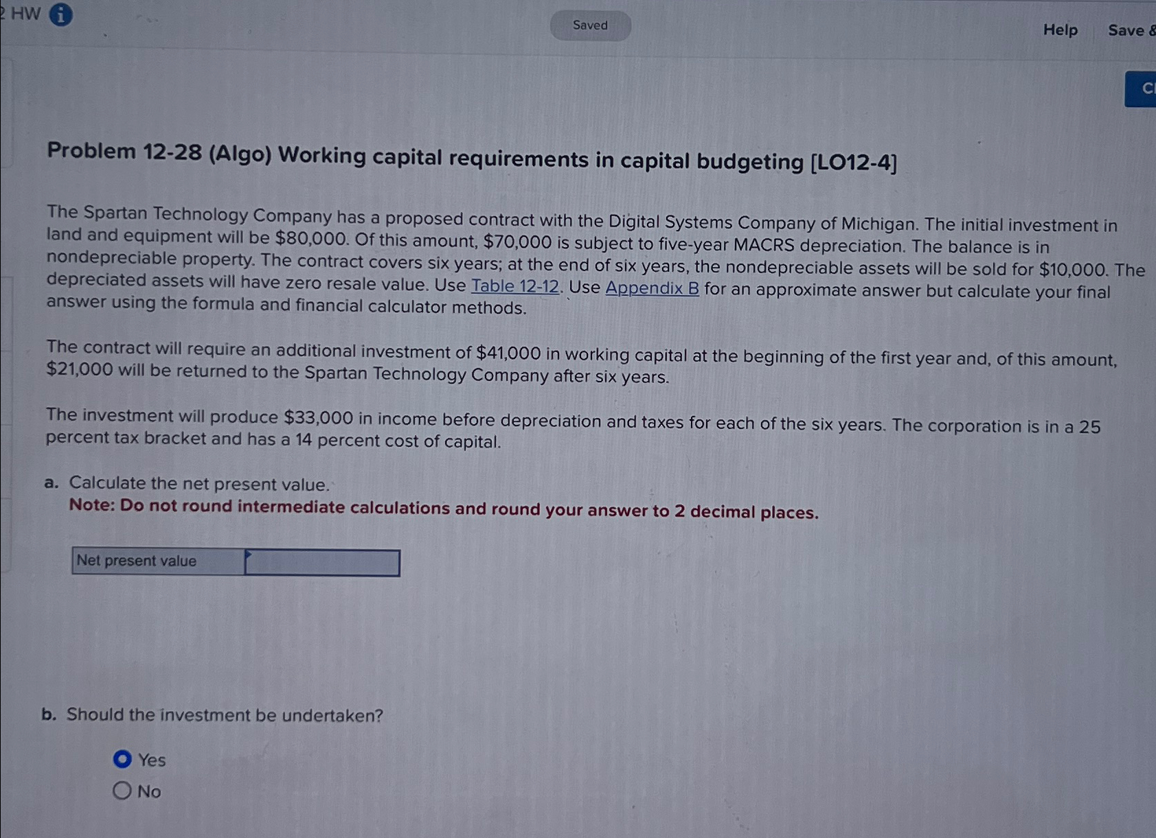 Problem 12-28 (Algo) ﻿Working capital requirements in | Chegg.com