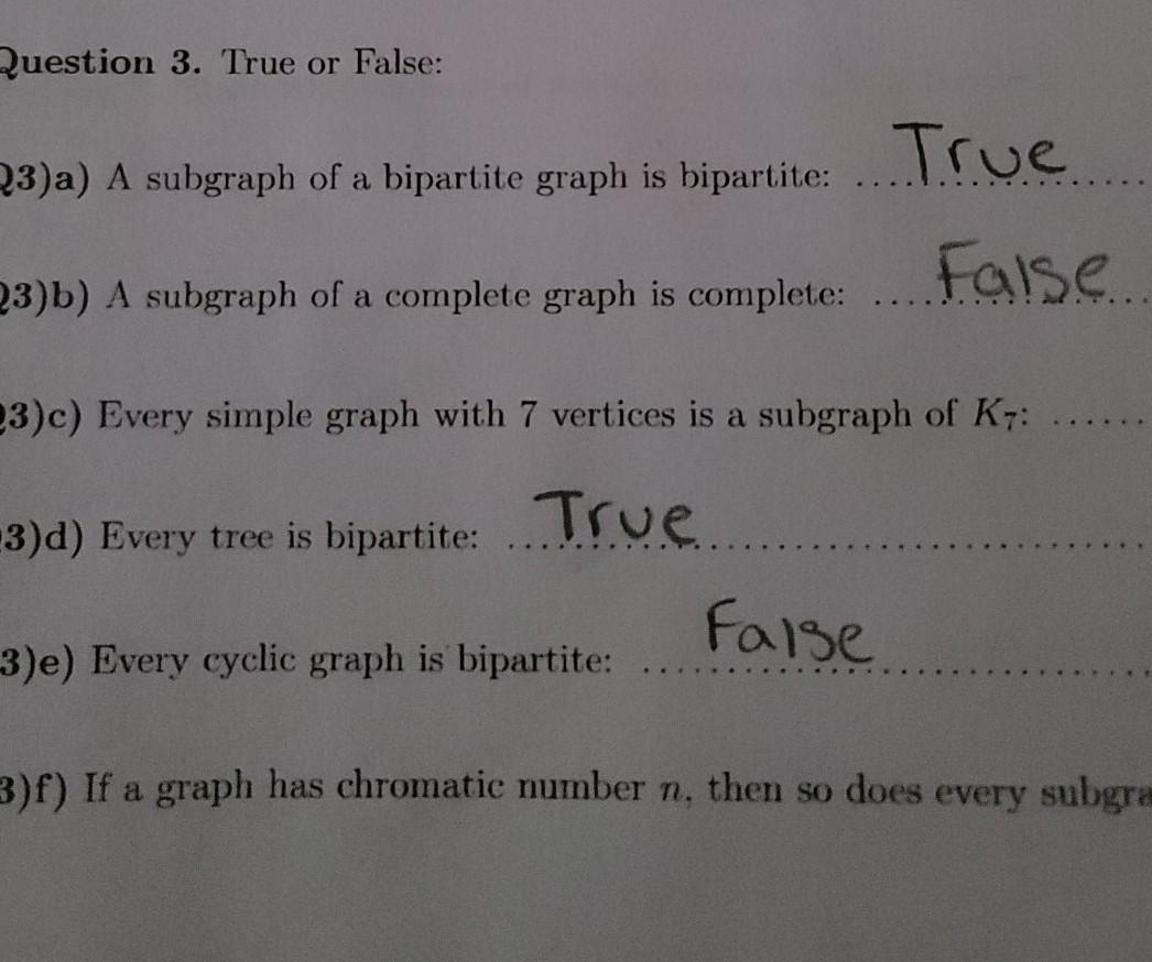 Solved every simple graph with 7 vertices is a subgraph of | Chegg.com