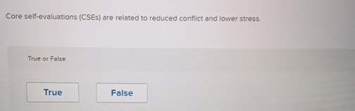 Solved Core self-evaluations (CSEs) ﻿are related to reduced | Chegg.com