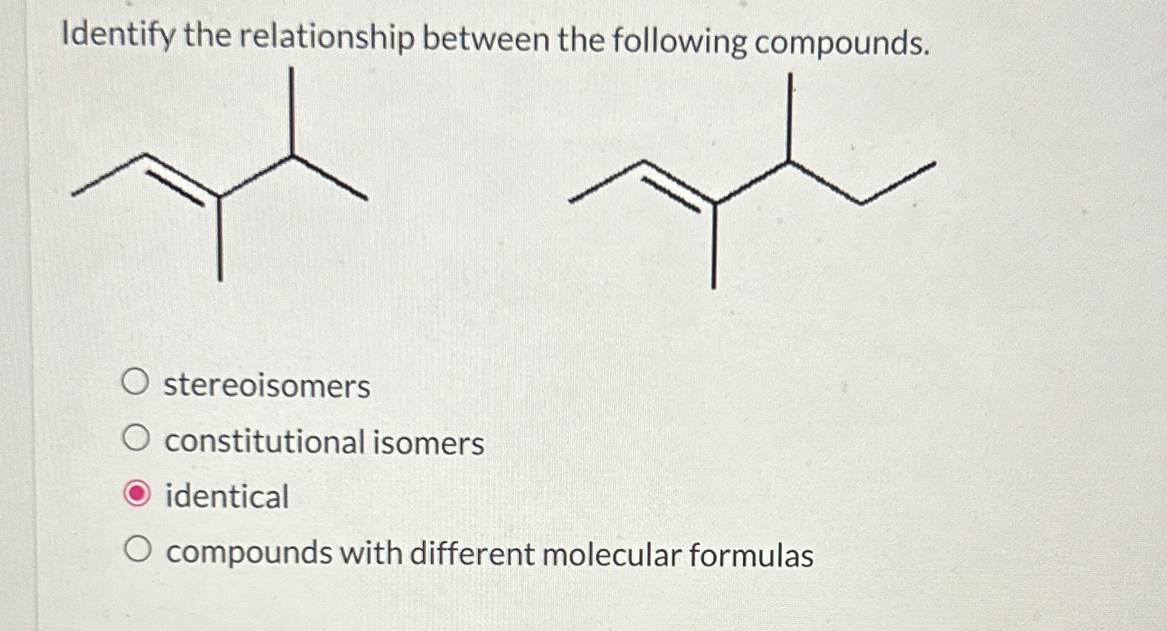Solved Identify the relationship between the following | Chegg.com