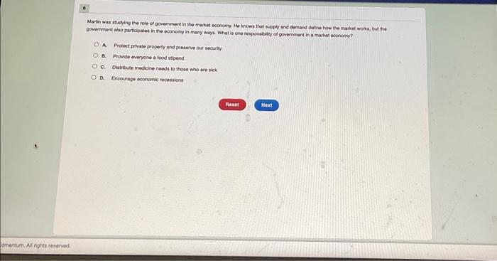 Solved Edmentum. All rights reserved. 6 Martin was studying | Chegg.com