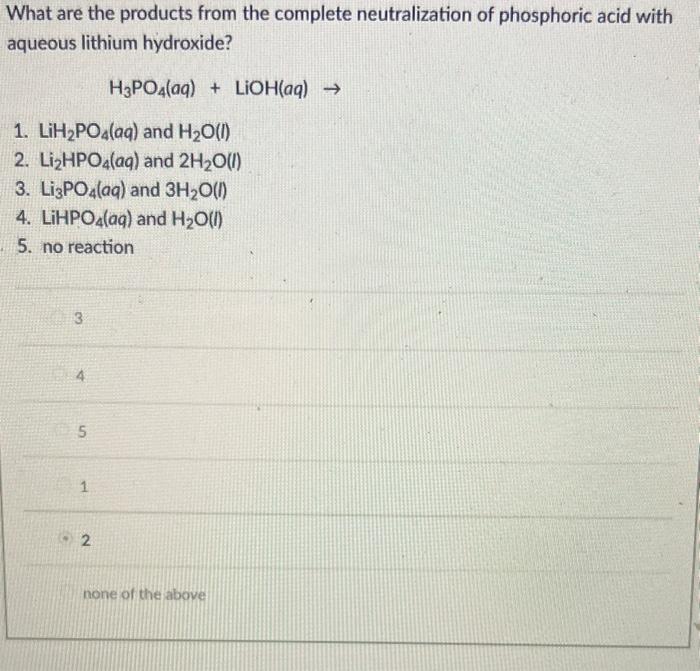 Solved What are the products from the complete | Chegg.com