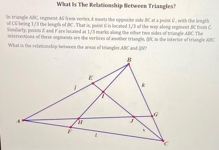 Solved What Is The Relationship Between Triangles? In | Chegg.com