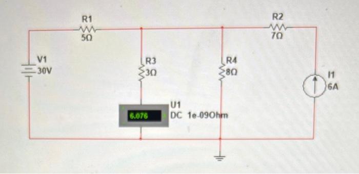 Solved Find the current flowing through resistor R3 using | Chegg.com