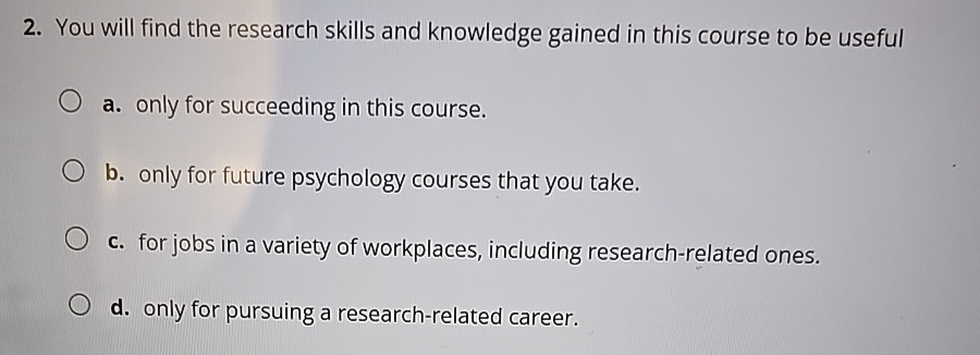 Solved You will find the research skills and knowledge | Chegg.com