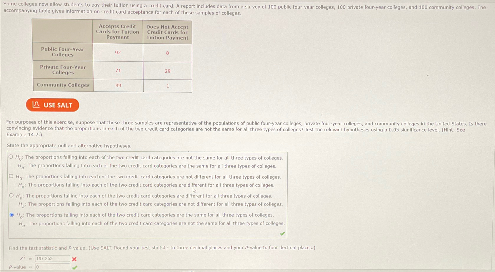 Solved Some colleges now allow students to pay their tuition | Chegg.com