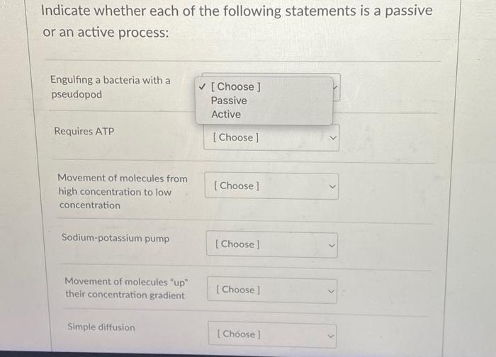 Solved Indicate whether each of the following statements is | Chegg.com