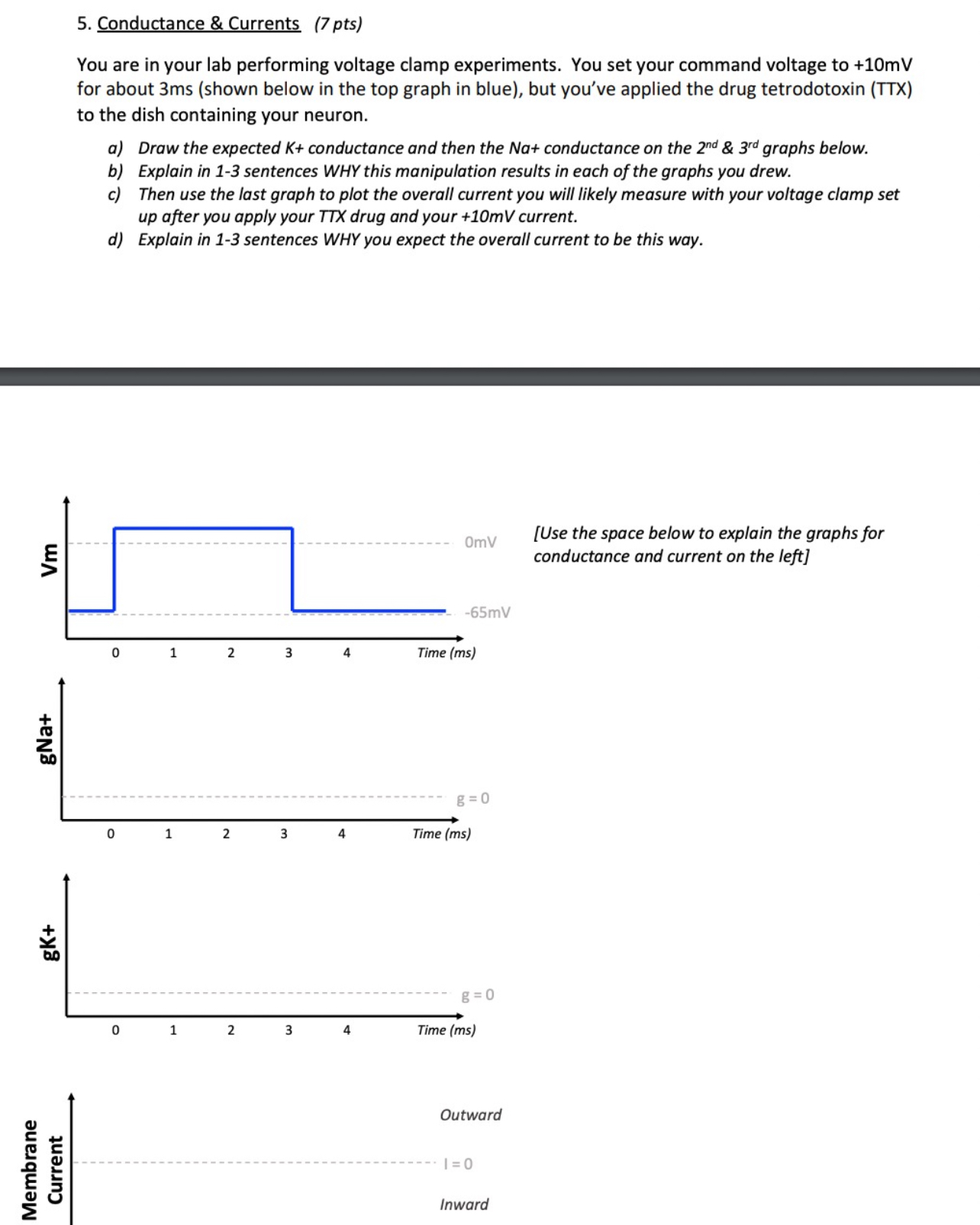 Solved Conductance & Currents (7pts)You are in your lab | Chegg.com
