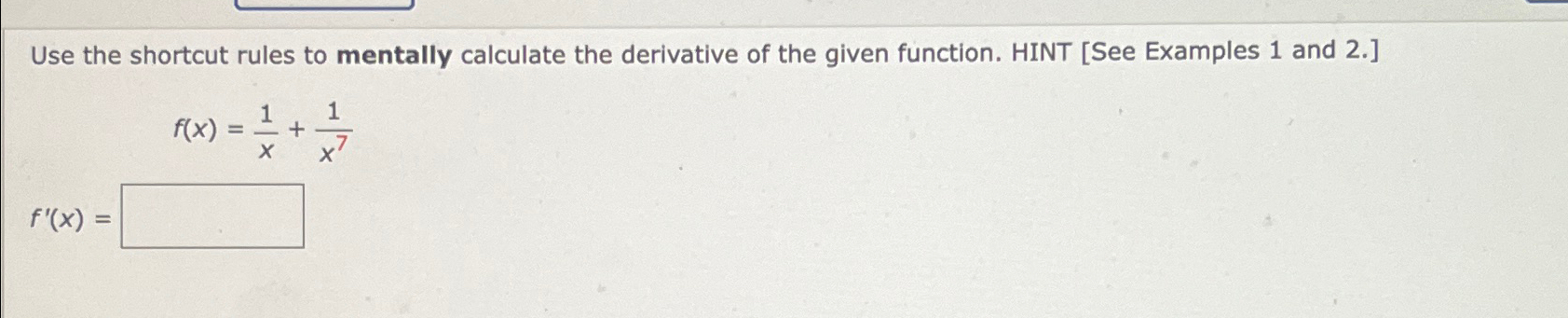 Solved Use the shortcut rules to mentally calculate the | Chegg.com