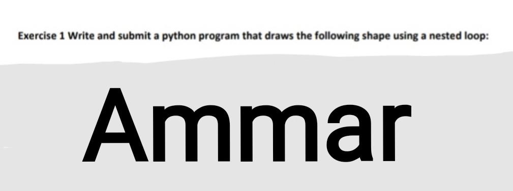 Solved Exercise 1 Write and submit a python program that | Chegg.com