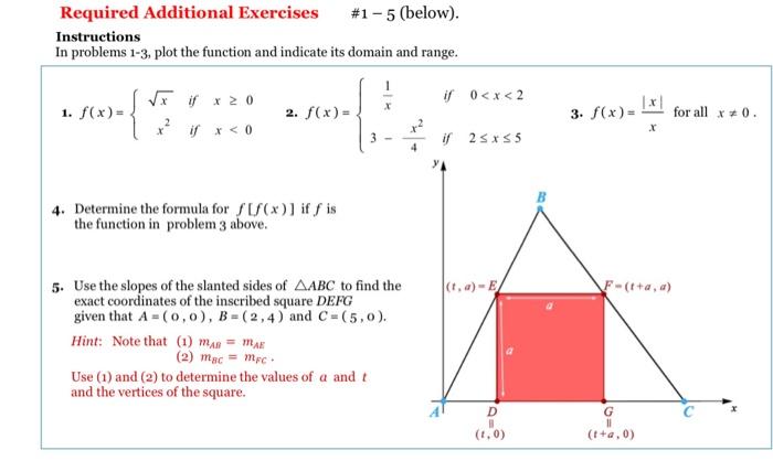 Solved Required Additional Exercises #1−5 (below). | Chegg.com