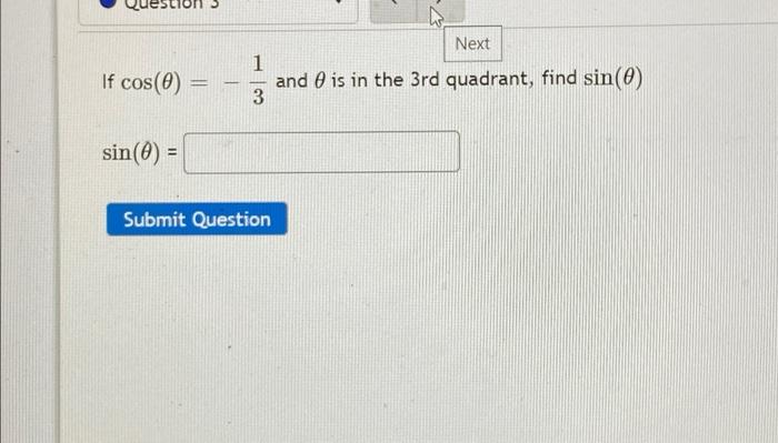 Solved Without using a calculator, compute the sine and | Chegg.com