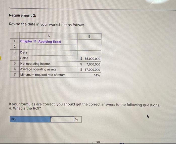 Solved Required information The Chapter 11 Form worksheet is | Chegg.com