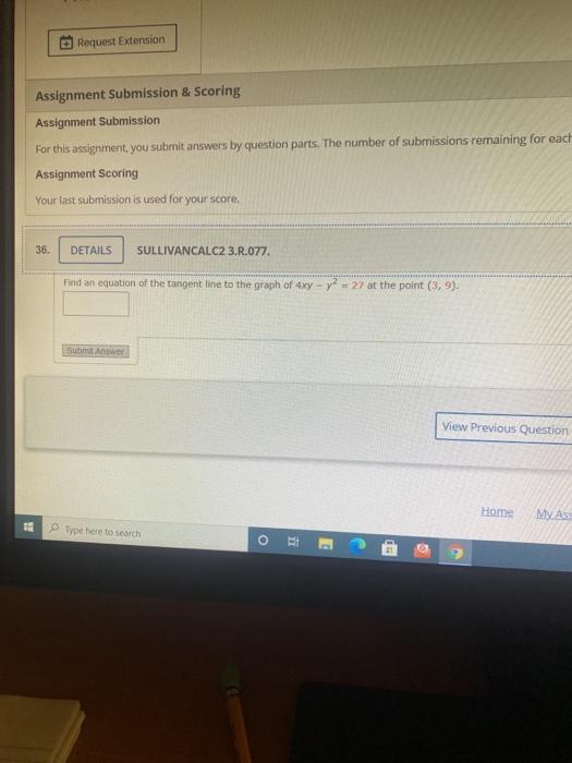 Solved Request Extension Assignment Submission & Scoring | Chegg.com