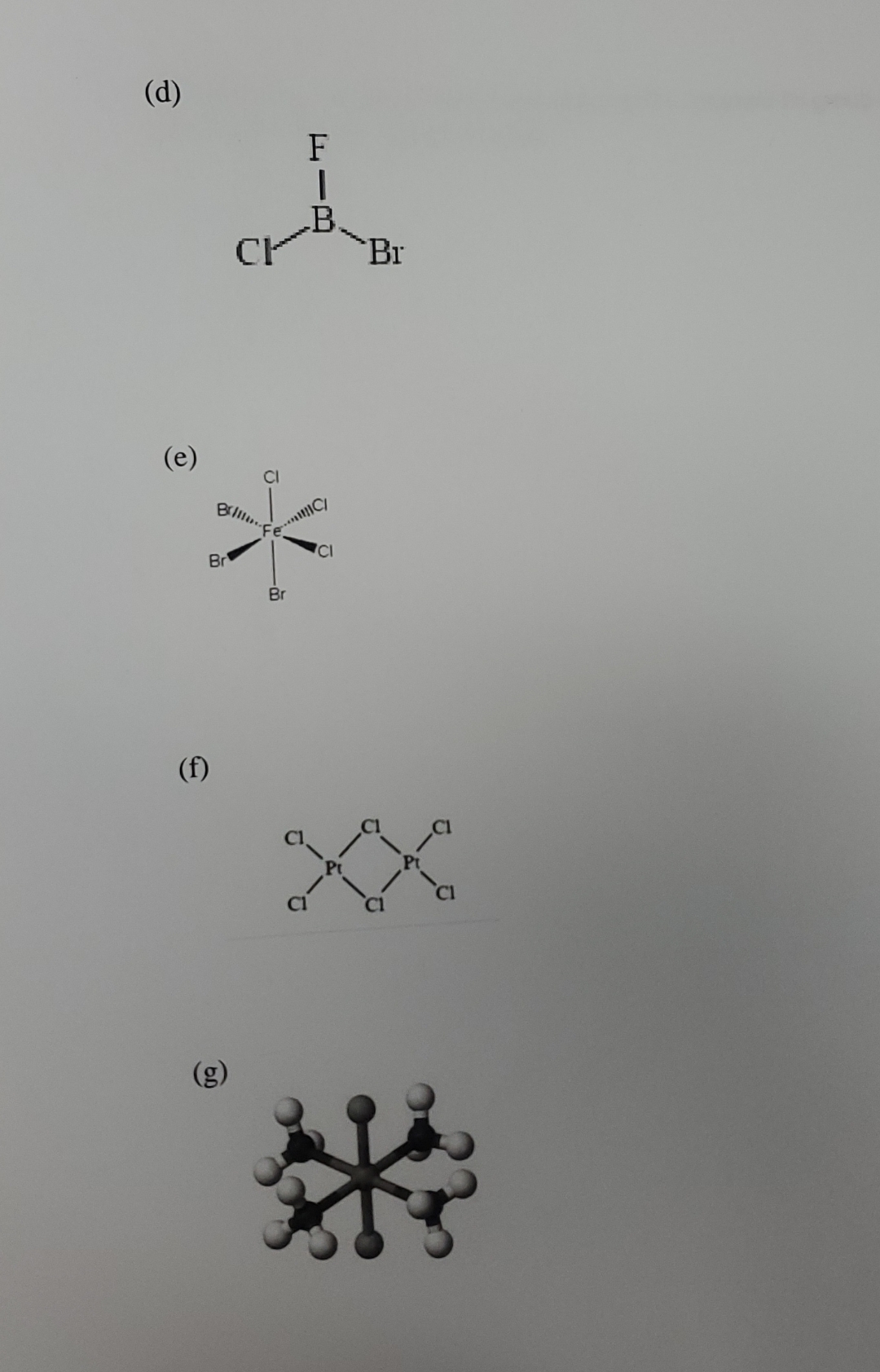 Solved Identify all the symmetry elements, indicate where | Chegg.com