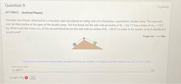 Solved Consider two blocks attached by a massless rope and | Chegg.com