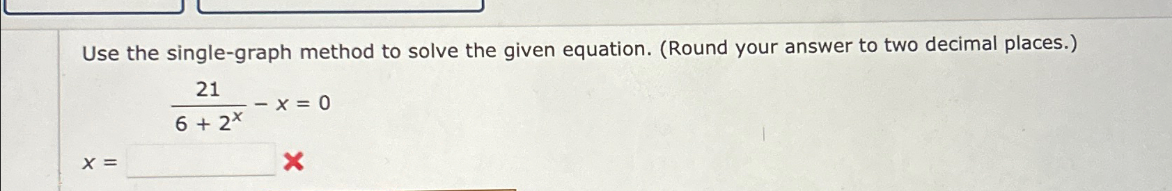 Solved Use the single-graph method to solve the given | Chegg.com