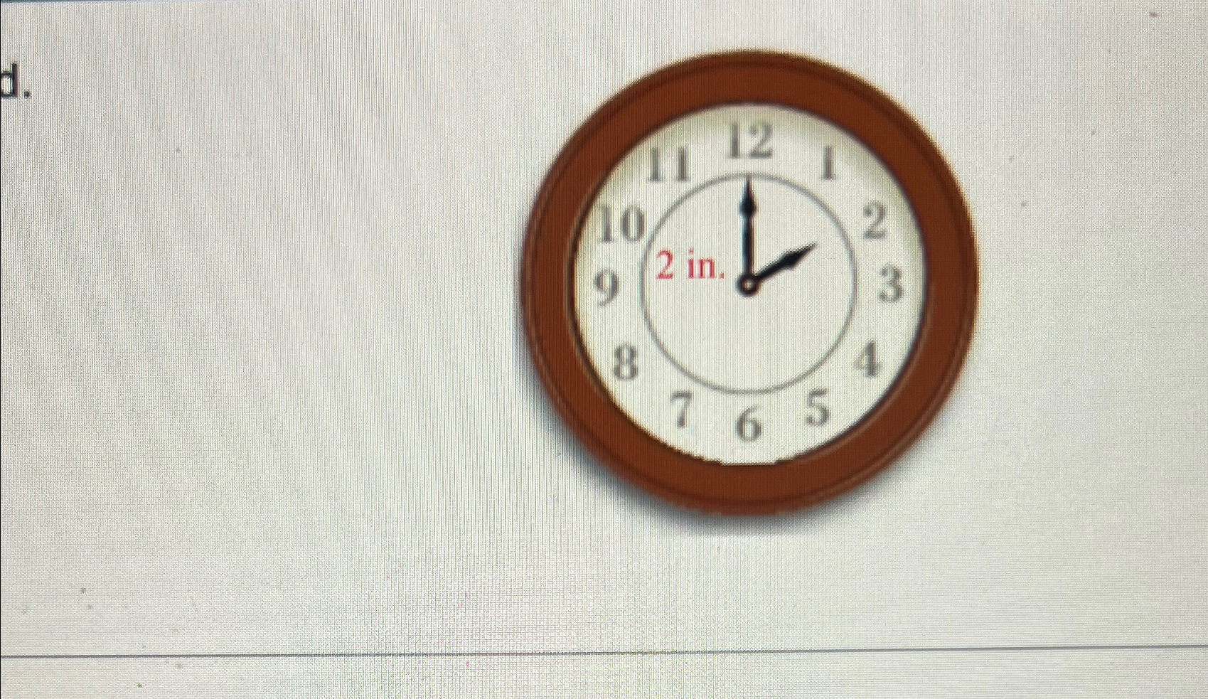 Solved Suppose the tip of the minute hand of a clock is 2 | Chegg.com