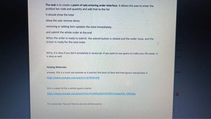 Solved please write a full code by front end ( html, css , | Chegg.com
