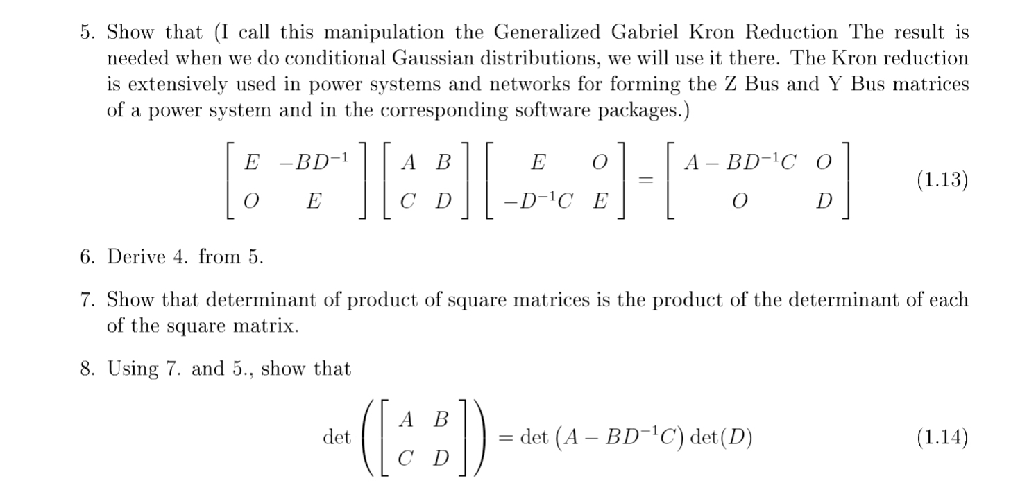 Solved Show that (I call this manipulation the Generalized | Chegg.com