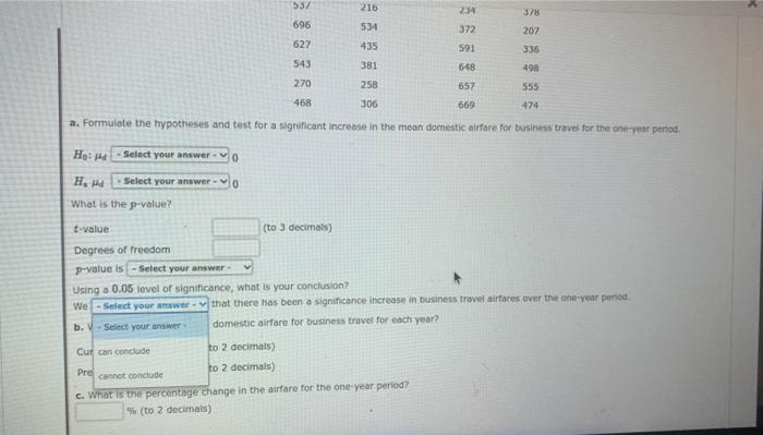 Solved The Globol Business Travel Association reportid the | Chegg.com