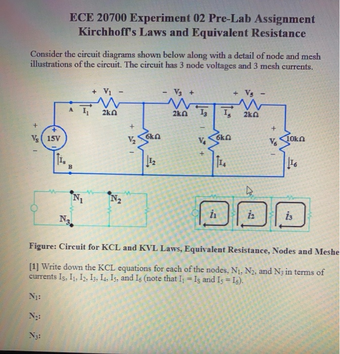 Solved ECE 20700 Experiment 02 Pre-Lab Assignment | Chegg.com