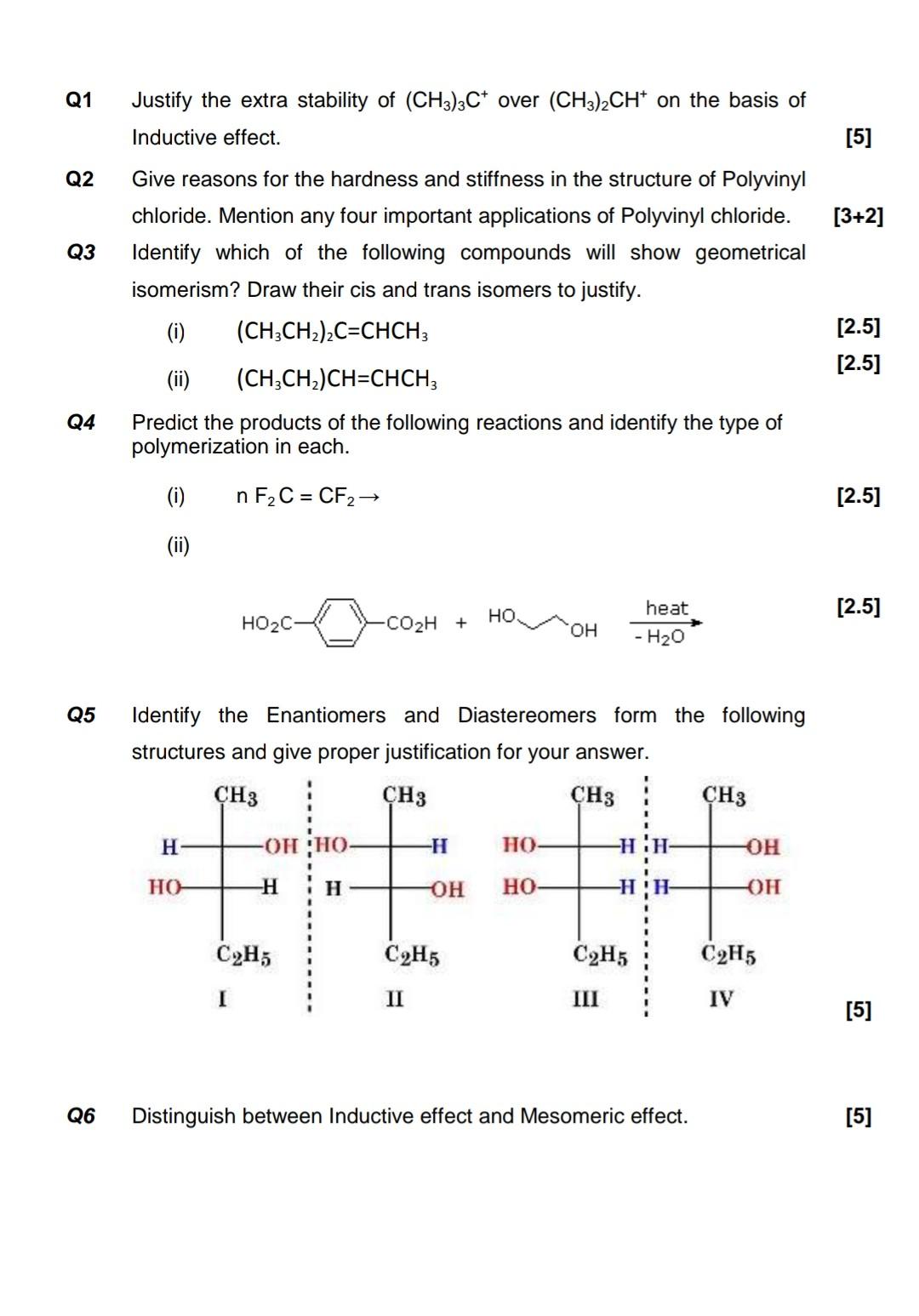 Solved Q1 Justify the extra stability of (CH3)3C+ over | Chegg.com