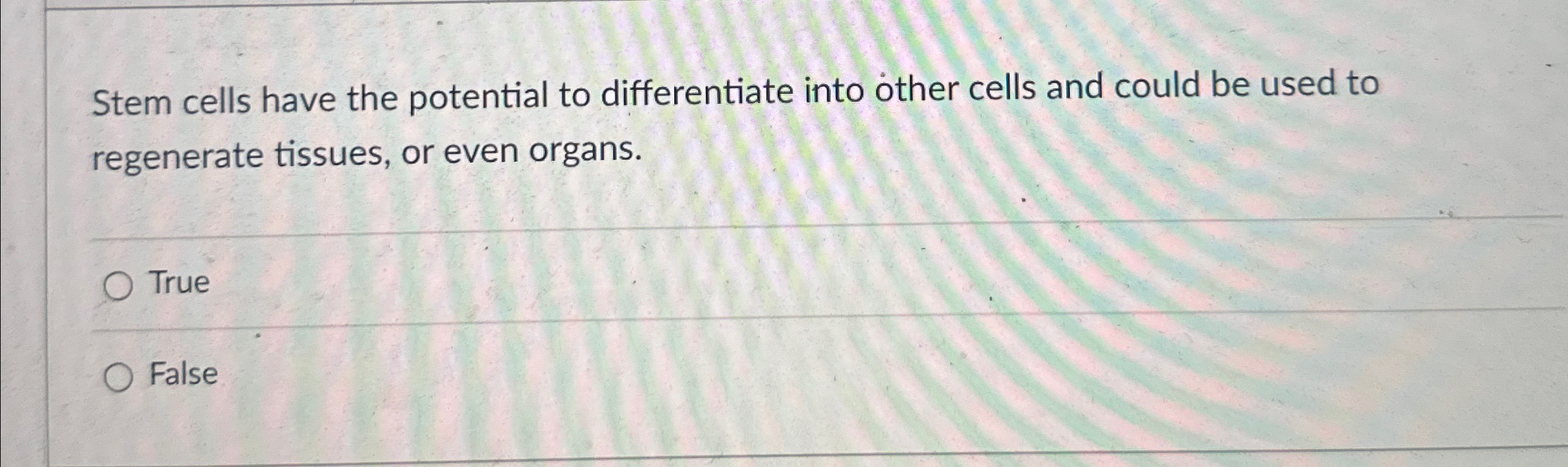 Solved Stem cells have the potential to differentiate into | Chegg.com