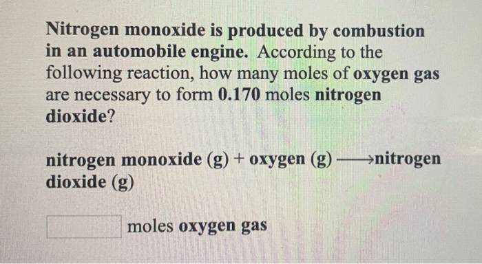 Solved According to the following reaction, how many moles | Chegg.com