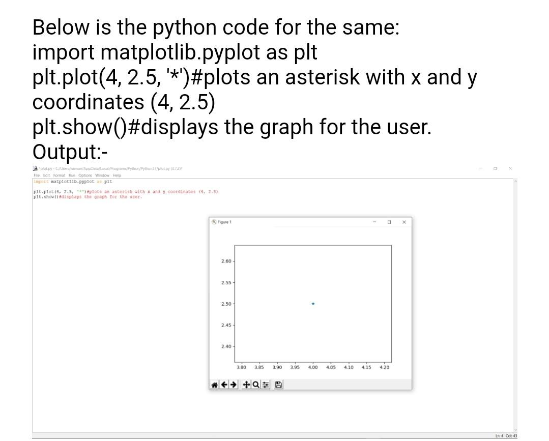 Solved Please Create The Program Using Python 3 Please 1530