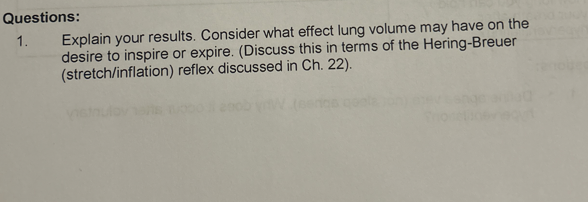 Solved Questions:Explain your results. Consider what effect | Chegg.com