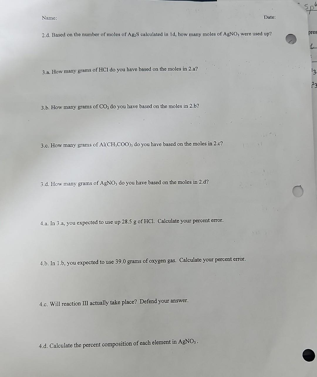 Solved Stoichiometry Puzzle Use the following 4 reactions to | Chegg.com