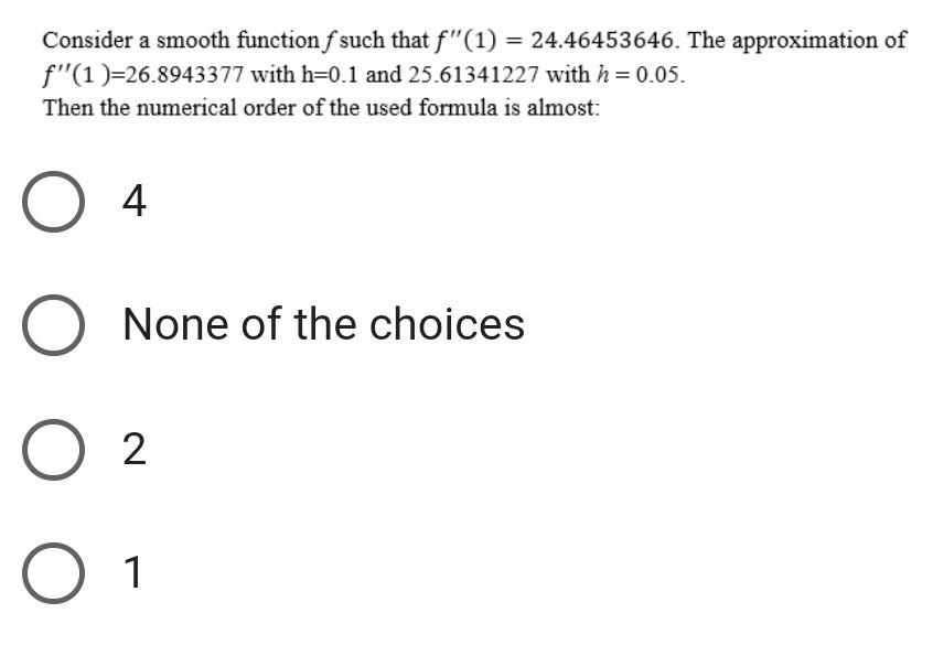 Solved Consider a smooth function f such that | Chegg.com