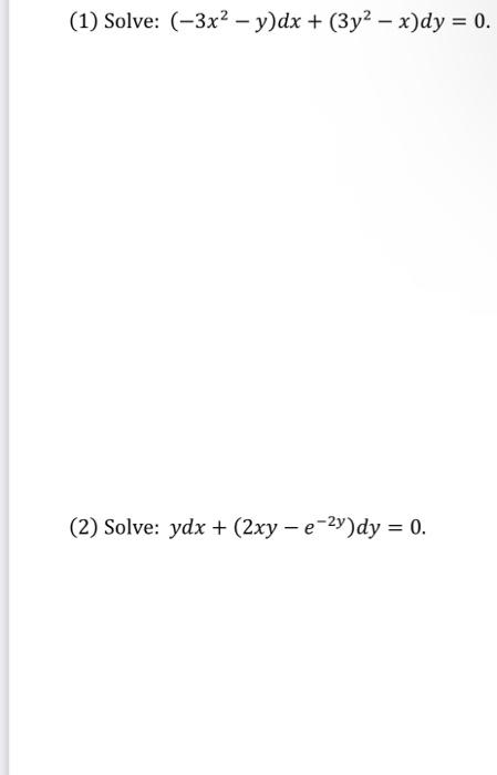 Solved (1) Solve the IVP: (x2+1)y′+2xy=4x2,y(0)=31. (2) | Chegg.com