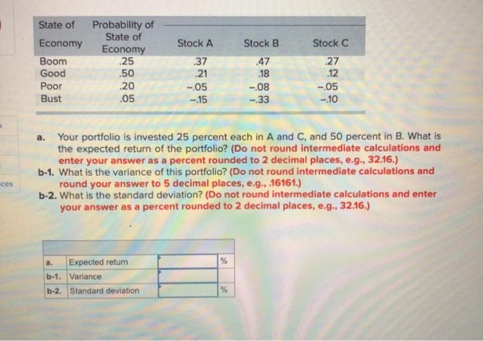 Solved Problem 13-10 Returns and Standard Deviations (LO1) | Chegg.com