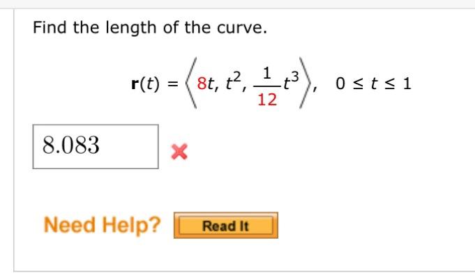 Solved Find the length of the curve. | Chegg.com